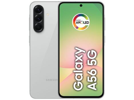 Smartphone Samsung Galaxy A56 128GB 5G 8GB RAM Cinza 6,7" Câm. Tripla ...