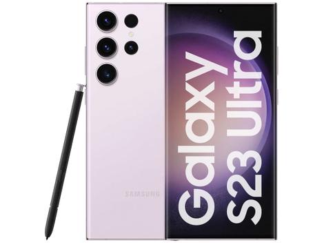 Smartphone Samsung Galaxy S23 Ultra 256GB Violeta 5G 12GB RAM 6,8” Câm ...