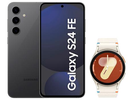 Smartphone Samsung Galaxy S24 FE 128GB Grafite - 5G + Smartwatch Watch7 ...