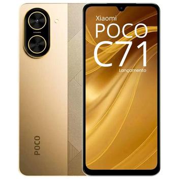 Smartphone Xiaomi POCO C71 128GB 8GB RAM BOOST Câmera dupla 50MP Celular Resistente e Poderoso ...