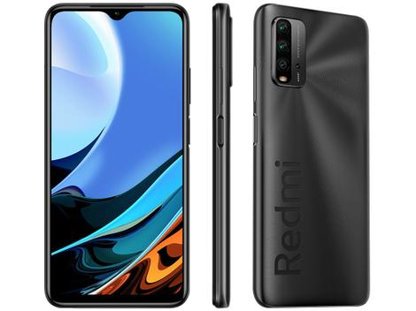 Smartphone Xiaomi Redmi 9T 64GB Cinza 4G+ - 4GB RAM Tela 6,53” Câm ...