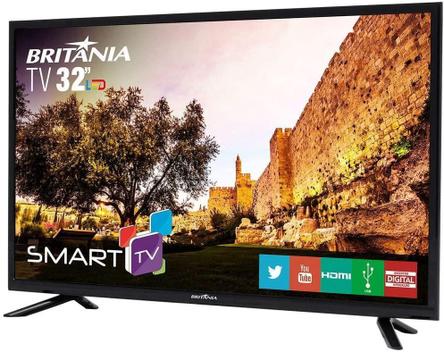 Smarttv Led Hd 32 Britânia Smart Com Netflix - Bivolt - Britania ...
