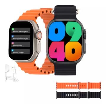 Smartwatch C9 Ultra 49mm Faz e Recebe Chamadas Lançamento - Smartwatch ...