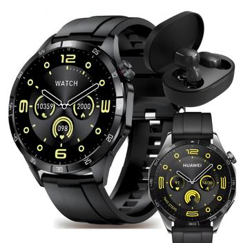 Smartwatch GT4 MAX AMOLED, NFC, GPS, Monitor de Saúde e Chamadas. Ideal ...