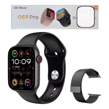 Smartwatch Inteligente Gs9 Pro Serie 9 45mm C/2 Pulseiras - GS9PRO ...