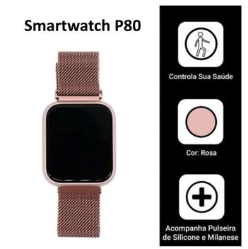 Smartwatch P80 - Ligações e Notificações - Ligações e Monitoramento ...