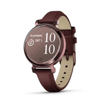 Smartwatch Relógio Garmin Lily 2 (2024) Bronze Pulseira Amora de Couro ...