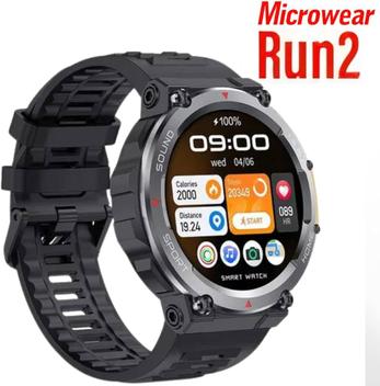 Smartwatch Relógio Run 2 Serie 9 Lanç. 2024 Microwear RUN2 - Smartwatch ...