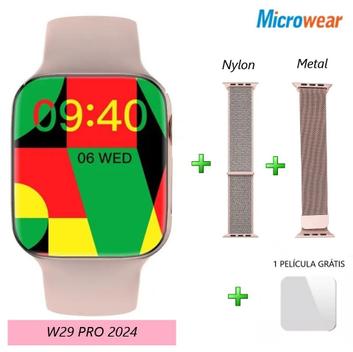 Smartwatch Relógio W29 Pro Microwear Watch 9 Pro Tela 2.02' prova d ...