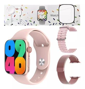 Smartwatch Relogio W29 Pro Watch Series 9 Gps Nfc Original 3 Pulseiras ...
