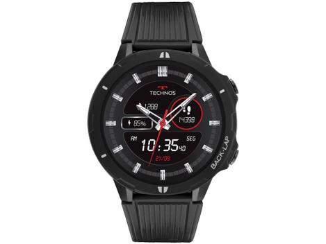 Smartwatch Technos Connect Sports 47mm Preto - Bluetooth - Smartwatch e ...