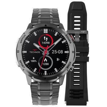 Smartwatch Technos Connect Sports Call Preto - TSPORTSCAB/6F ...