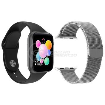 Smartwatch U78 Plus Preto + 1 Pulseira Extra Prata - SMART BRACELET ...