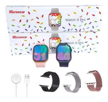 Smartwatch W29 Pro Serie 9 Feminino e Masculino Ilha Dinamica Nfc ...