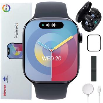 Smartwatch W99 Pro Bazik Watch Ultra Nfc Amoled Gps com Fone Bluetooth ...