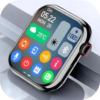 Smartwatch Watch 9 Pro 2025 Inclusas 2 Pulseiras Comando de Voz e Siri ...