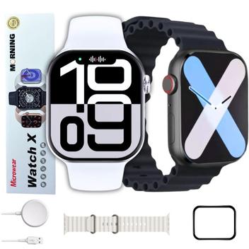 Smartwatch X2 Watch Ultra Nfc Chatgpt Amoled Gps Prova Dágua com 2 ...