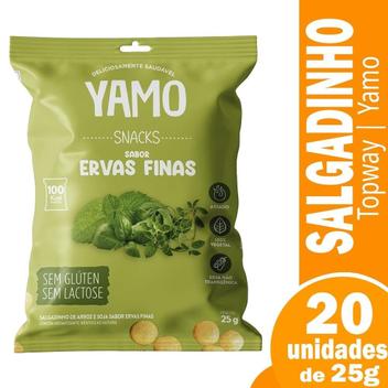 Snack Yamo Topway Ervas Finas 25g - Embalagem com 20 Unidades - Barra ...