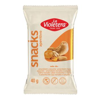 Snacks La Violetera Aperitivo 40g - Salgadinhos e Aperitivos - Magazine ...