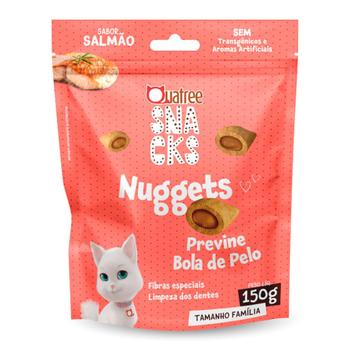 Snacks Quatree Nuggets para Gatos Sabor Salmão 150g - Bifinhos e ...