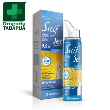 Snif Jet Cloreto de Sódio 0,9% Descongestionante Nasal Spray - Higiene ...