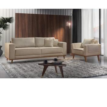 Sof Fixo Maya Molas Ensacadas 2,00cm + Poltrona Maya PŽs Madeira - STAR - Massagem e Relaxamento ...