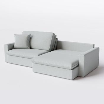 Sofá Cama Bélgica Retrátil e Reclínável 2,50m em Boucle Sheep Gold Cinza Claro - Home Mobily ...