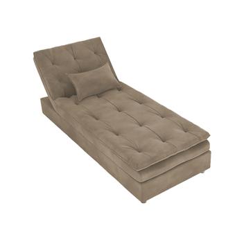 Sofá Chaise Para Clinica Psicanalise - Suede - Sv Decor - Vania Decor ...