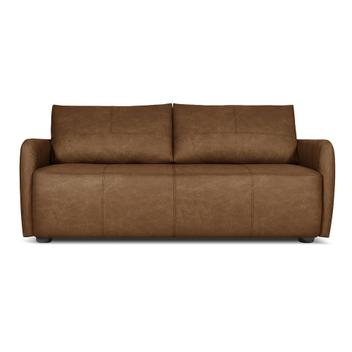 Sofá de Couro 2 Lugares Vitória Prime 180cm Camel- Touro e Cia - Touro ...