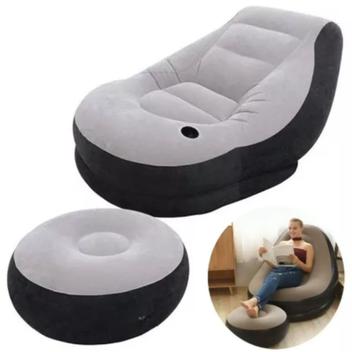 Sofá Inflável Compacto Para Uso Em Sala De Estar Ou Como Conforto Extra ...