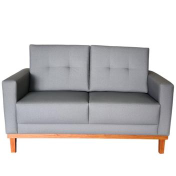 Sofá P/ Ambiente Sala 140cm Hugo Tecido Acquablock Cor Cinza - 4R ...