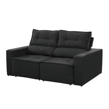 Sofá Retrátil e Reclinável 2 lugares com Molas 1,50m Tokyo Em Suede ...