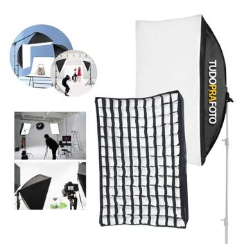 Softbox 50x70cm com Difusor e Grid TudoPraFoto para Fotos e Vídeos ...