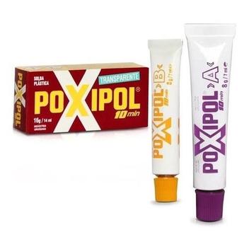 Solda Pástica Epóxi Poxipol Transparente 16Gr / 14 Ml - Adesivo Epóxi ...