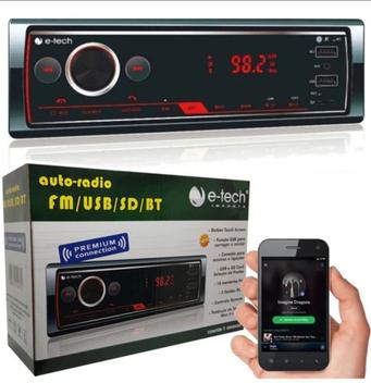 Som Automotivo E-tech Imports Premium Bt Usb, E Leitor Sd - Etech - Som Automotivo - Magazine Luiza