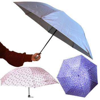 Sombrinha Guarda Chuva 100% Dupla Face Estrutura em aço Mini 7 varetas ...