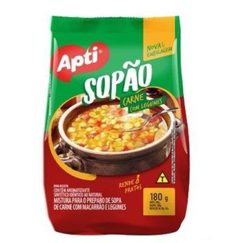 Sopão Apti Sabor Carne com Legumes 180g - Sopa - Magazine Luiza