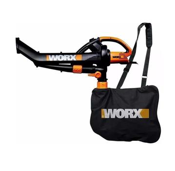 Soprador aspirador e triturador 1500w trivac 110v/220v worx wg505 ...