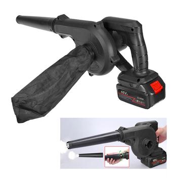 Soprador Aspirador Potente Sem Fio Bateria Recarregavel Folhas Sujeira ...