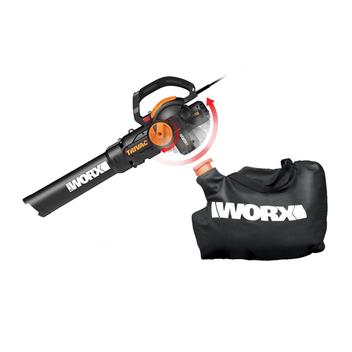 Soprador de folhas/triturador/aspirador de quintal WORX Trivac WG512 ...