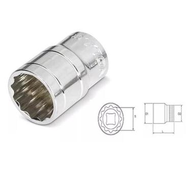 Soquetes Estriados Encaixe 3/8 Polegada 16 Mm Cromo Vanádio - Noll ...