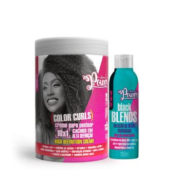 Soul Power Color Curls Cpp 800ml + Blends Óleo 100ml - Ativador de ...
