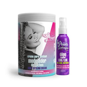 Soul Power Curly Styling Cpp 800ml + Text Óleo 100ml - Ativador de ...