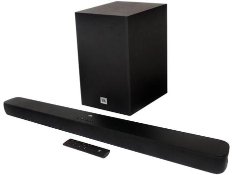 Soundbar JBL JBLSB180BLKBR 2.1 Bluetooth - com Subwoofer sem Fio 110W ...
