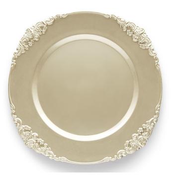 Sousplat Galles Barroco Champagne - Copa & Cia - Sousplat - Magazine Luiza