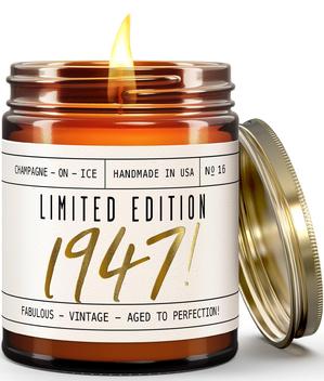 Soy Candle Soy and Sass 'Limited Edition 1947' 250mL 50Hr Burn ...