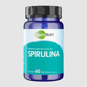 Spirulina Qualynutri 500mg 60 cápsulas - Qualy Nutri - Spirulina - Magazine Luiza