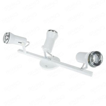 Spot Trilho Sala Cozinha Direcionável Branco Para 3 Lâmpadas - Lustre ...