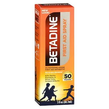 Spray Betadine Primeiros Socorros 3 Oz (6 Unidades) - Outros Saúde e ...