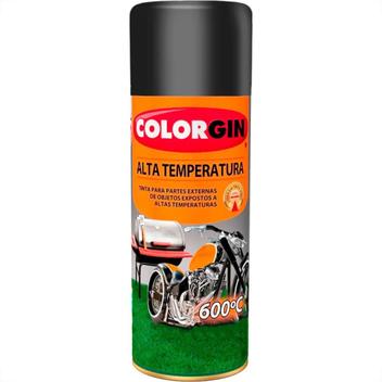 Spray Colorgin Alta Temperatura Preto 300Ml 5722 - SHERWIN WILLIAMS - Tinta Spray para Parede ...
